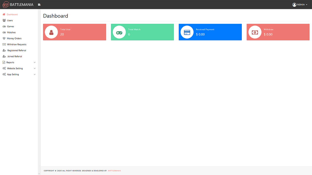 BattleMania - Esports Tournament App with Website & Admin for PUBG ...