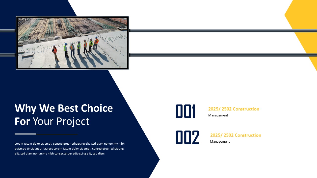 Builder - Construction Keynote Presentation Template, Presentation ...