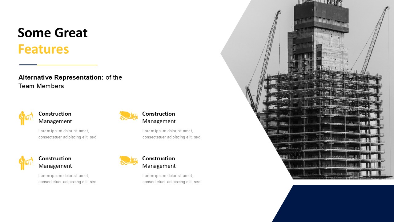 Builder - Construction PowerPoint Presentation Template, Presentation ...