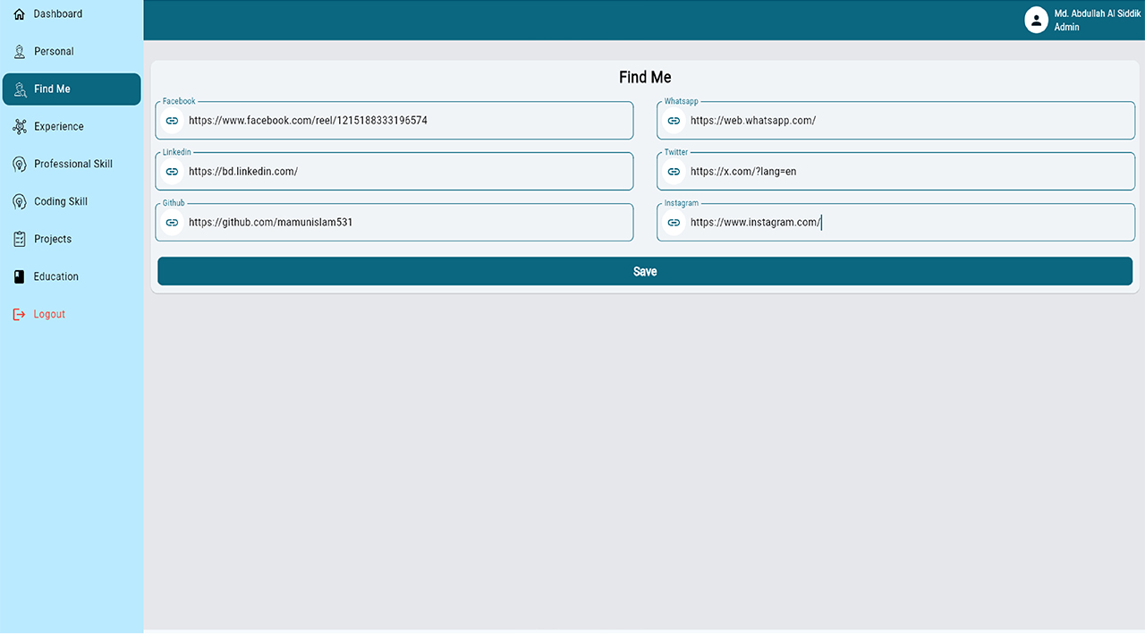 Classic Flutter Portfolio Pro - Web and Admin Panel by C_IT_Solutions_Est