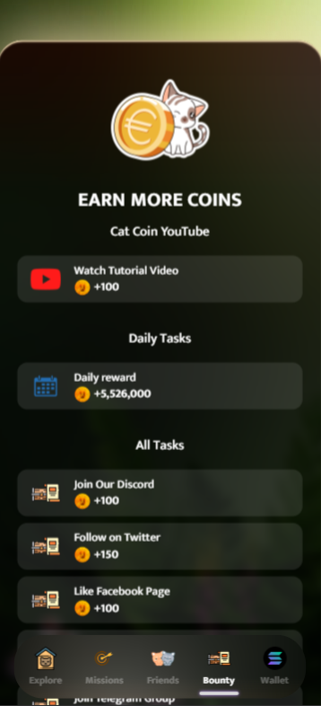 Cat Coin Tap-2-Earn Clicker Game With Telegram Mini App + API + Bot ...