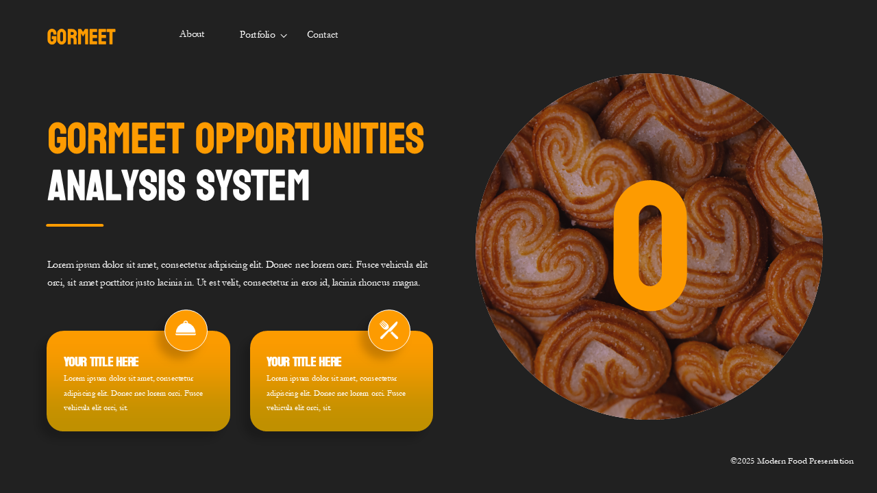 GORMEET - Luxury Food Business Presentation Template, Presentation ...