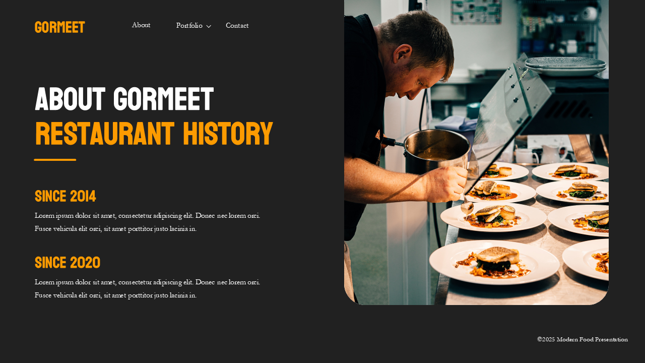 GORMEET - Luxury Food Business Presentation Template, Presentation ...