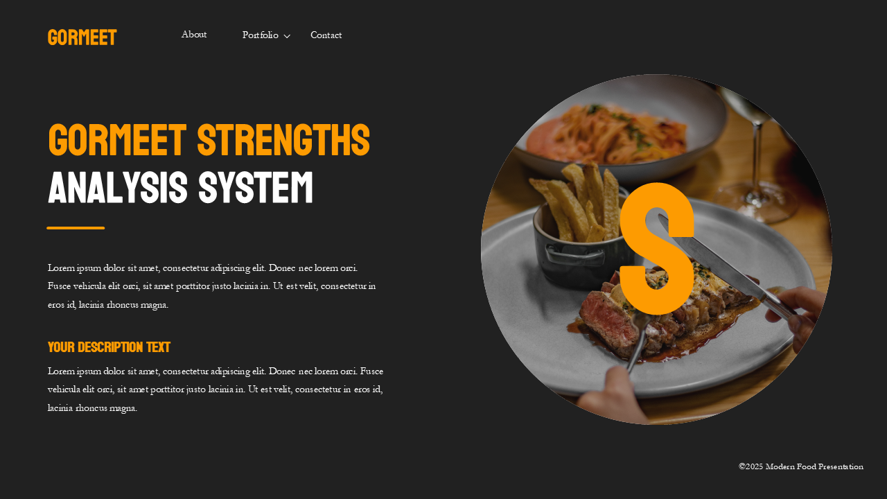 GORMEET - Luxury Food Business Presentation Template, Presentation ...