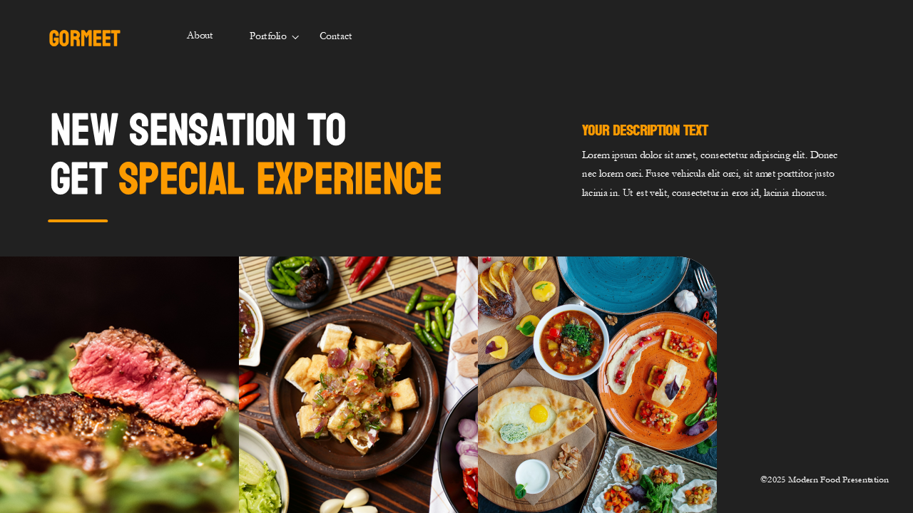GORMEET - Luxury Food Business Presentation Template, Presentation ...