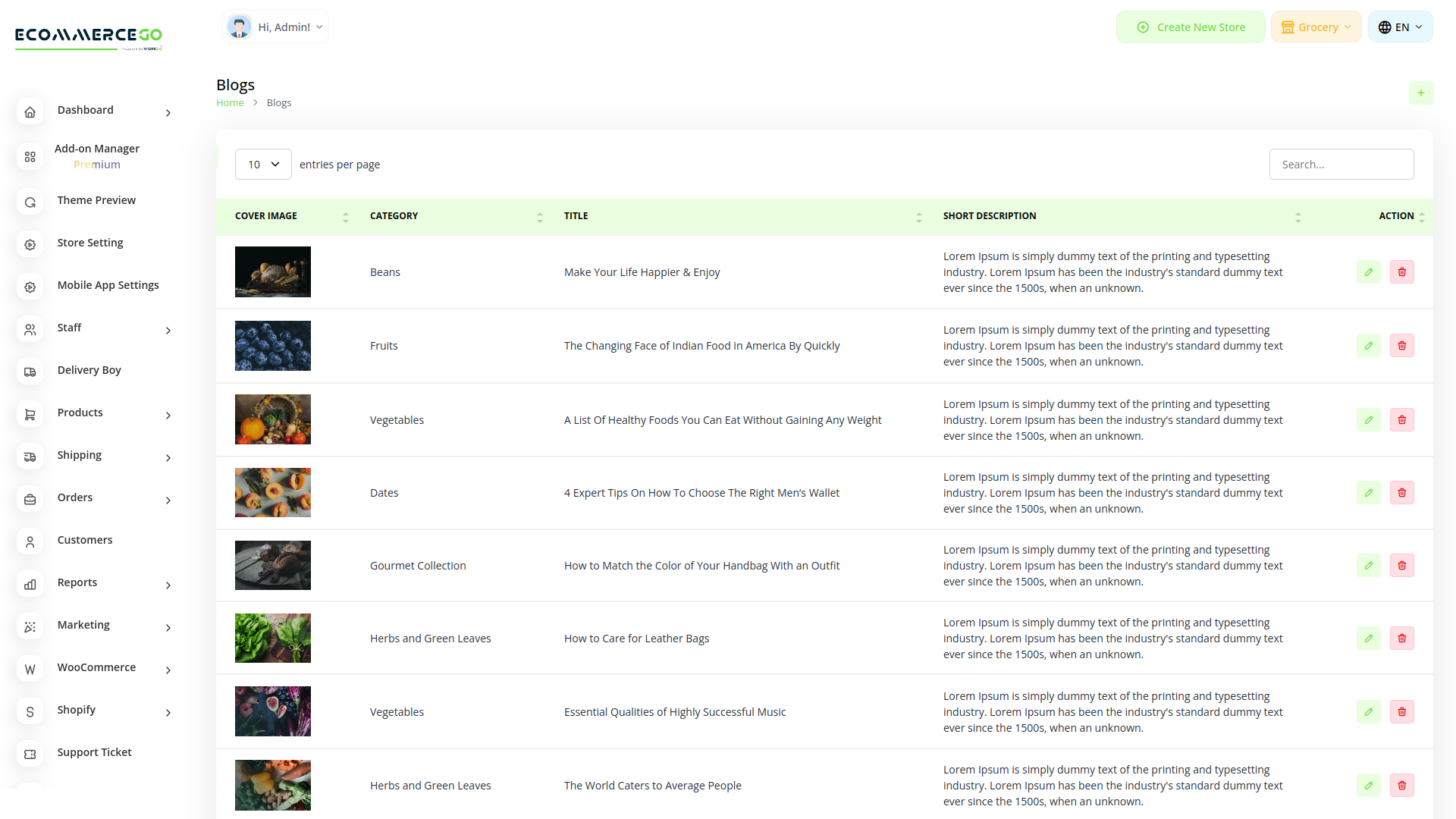 Ecommercego Saas Ecommerce Store With Multi Theme And Multi Store By Workdo