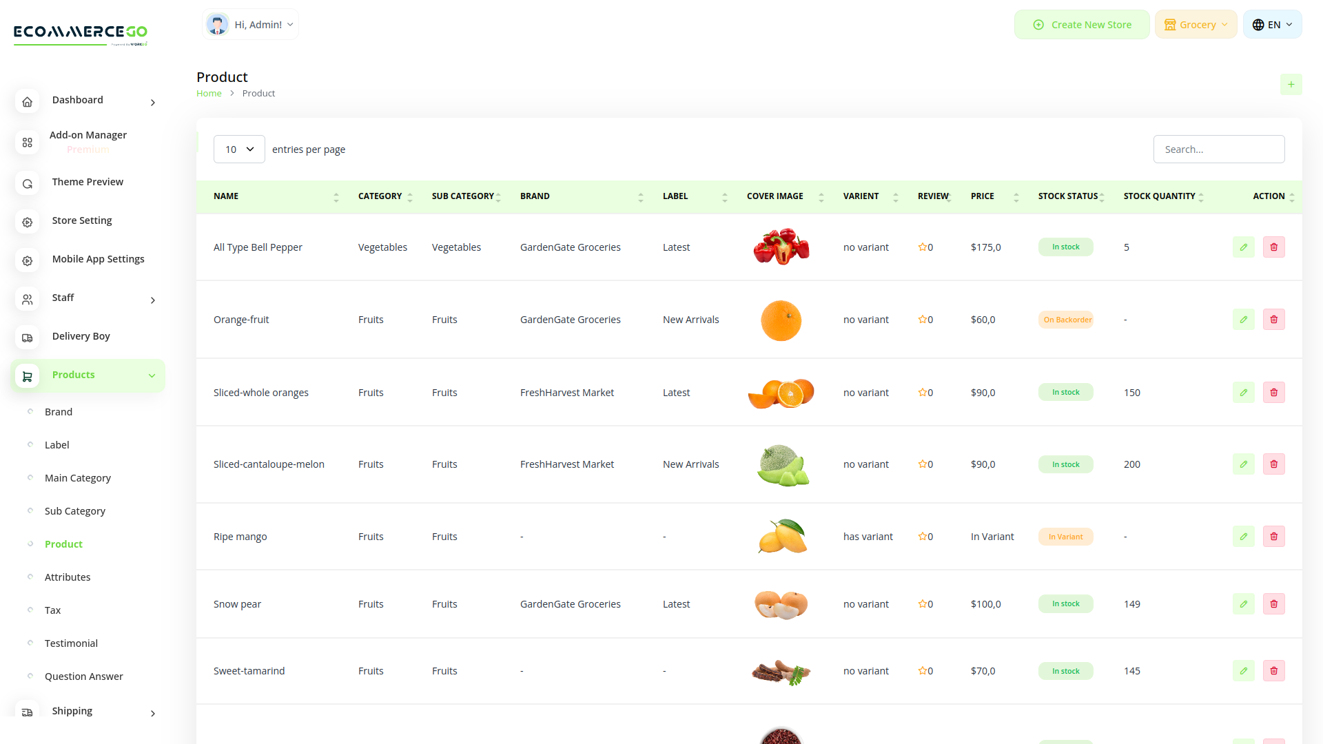 eCommerceGo SaaS - eCommerce Store with Multi theme and Multi Store by WorkDo