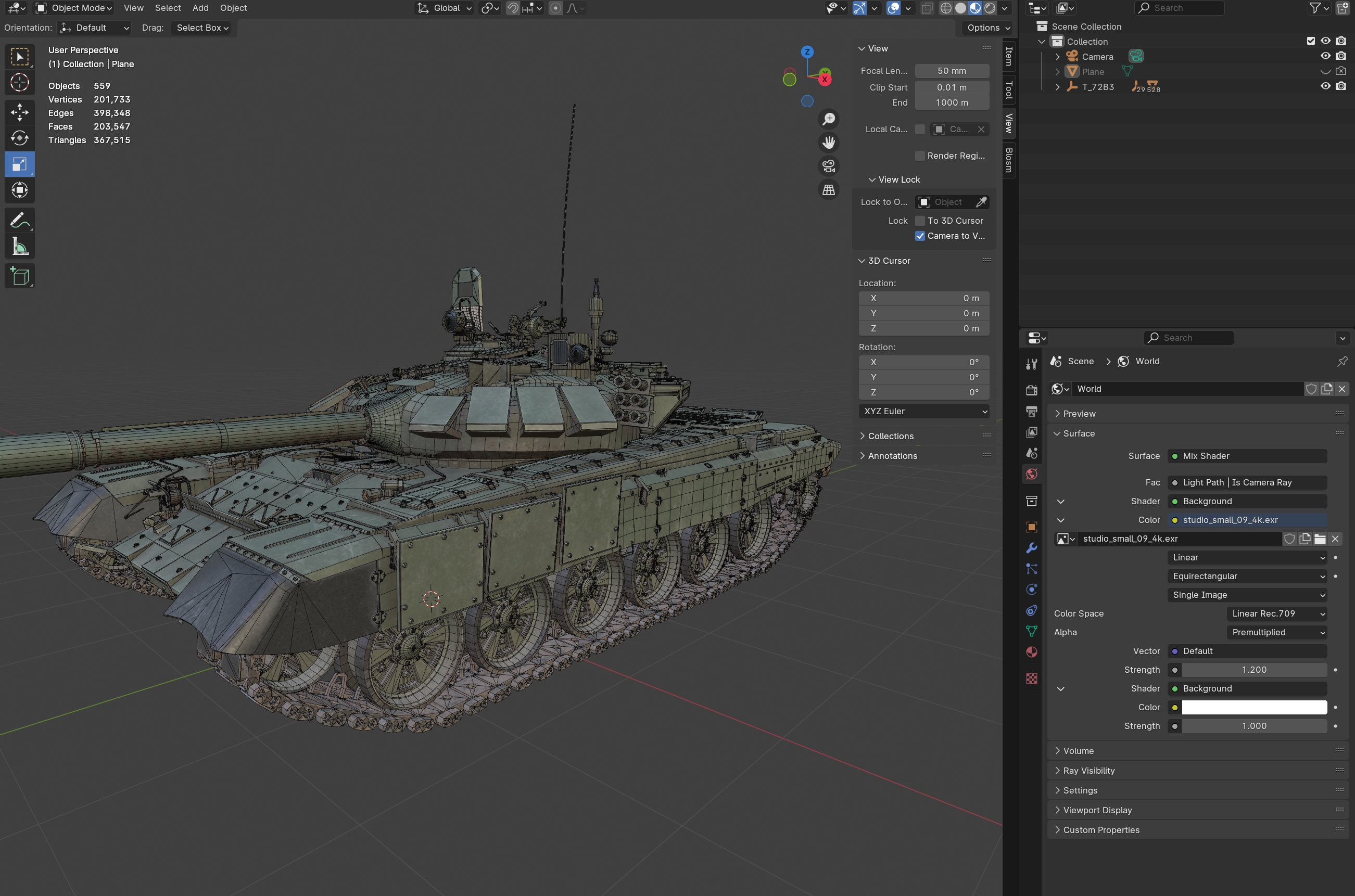 T 72 B3 Main Battle Tank by TurboCG | 3DOcean