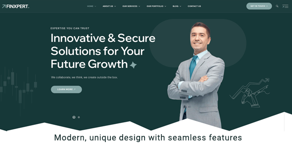 Finxpert - Finance & Consulting Business WordPress Theme by zozothemes