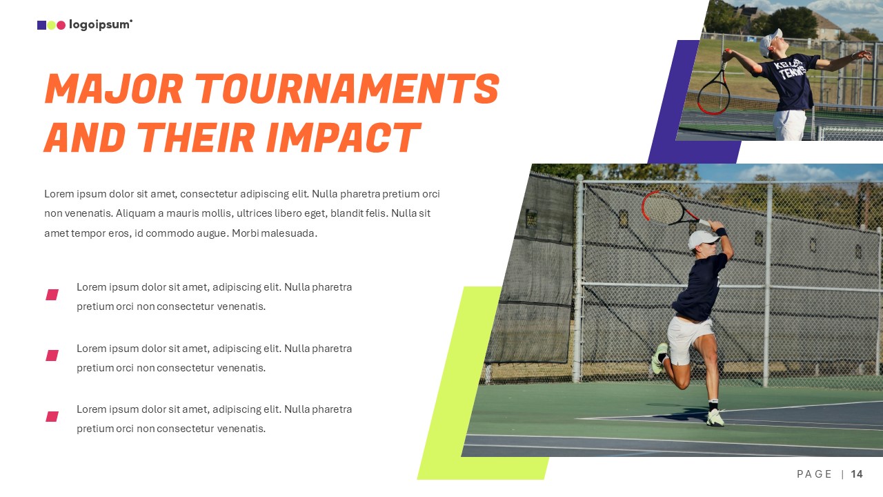 Tenisah - Tennis Presentation Template, Presentation Templates ...