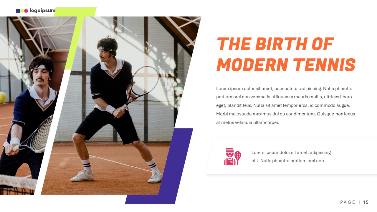 Tenisah - Tennis Presentation Template, Presentation Templates ...