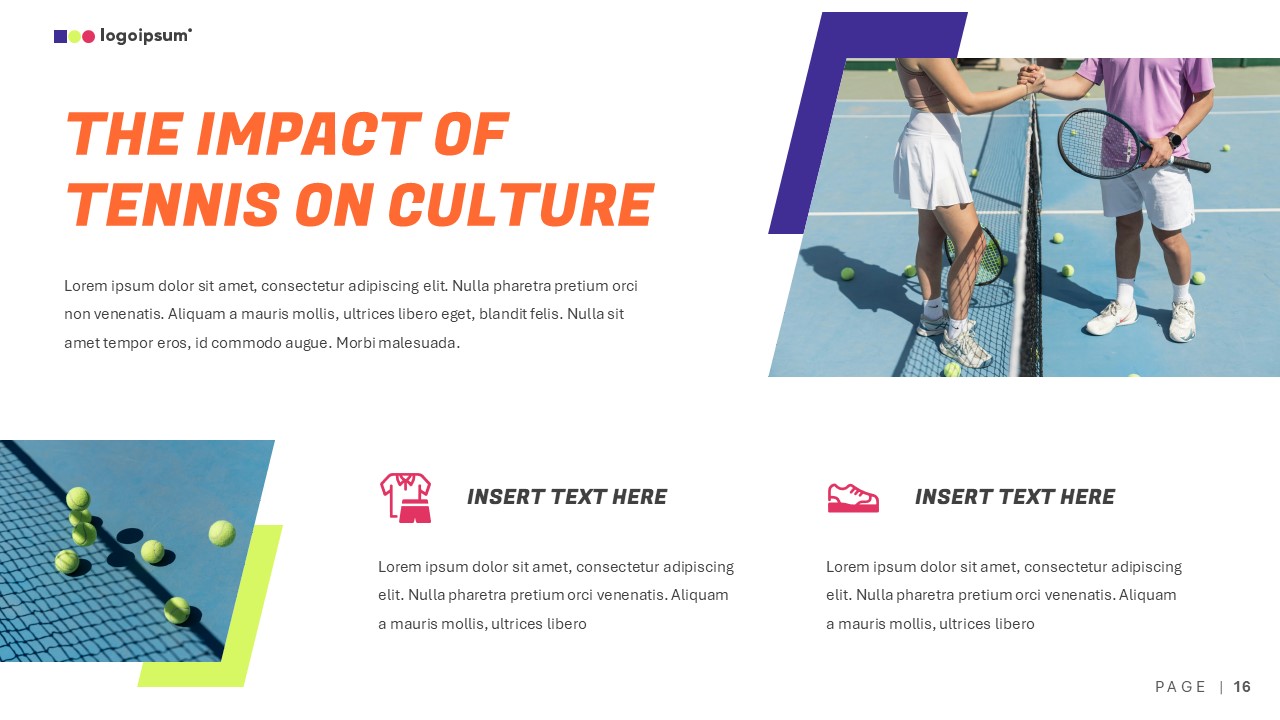 Tenisah - Tennis Presentation Template, Presentation Templates ...