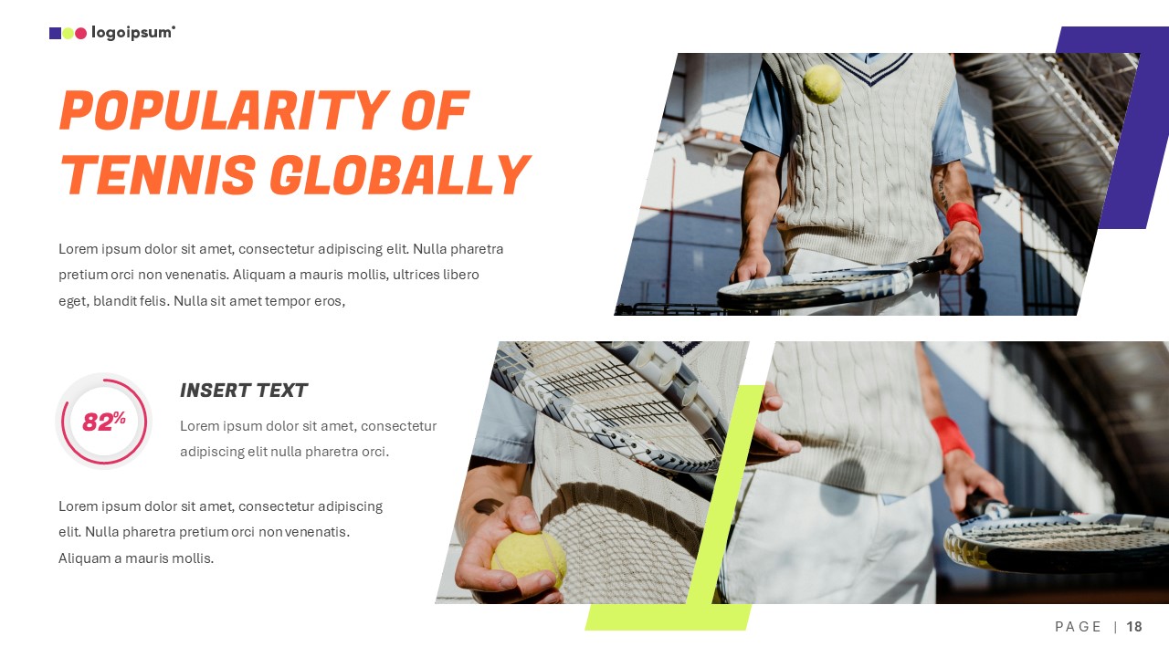 Tenisah - Tennis Presentation Template, Presentation Templates ...