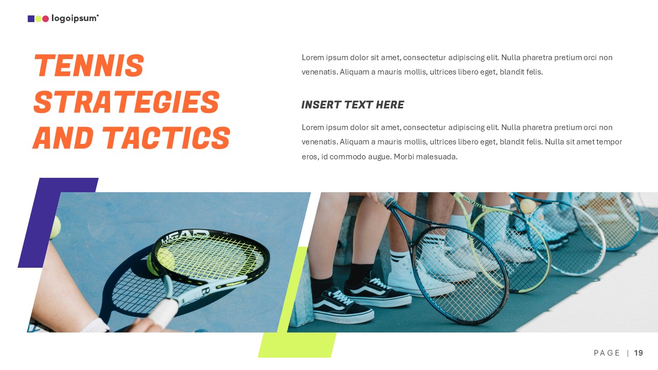Tenisah - Tennis Presentation Template, Presentation Templates ...