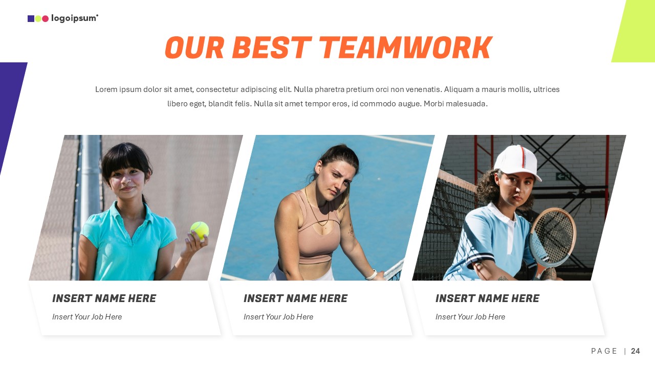 Tenisah - Tennis Presentation Template, Presentation Templates ...