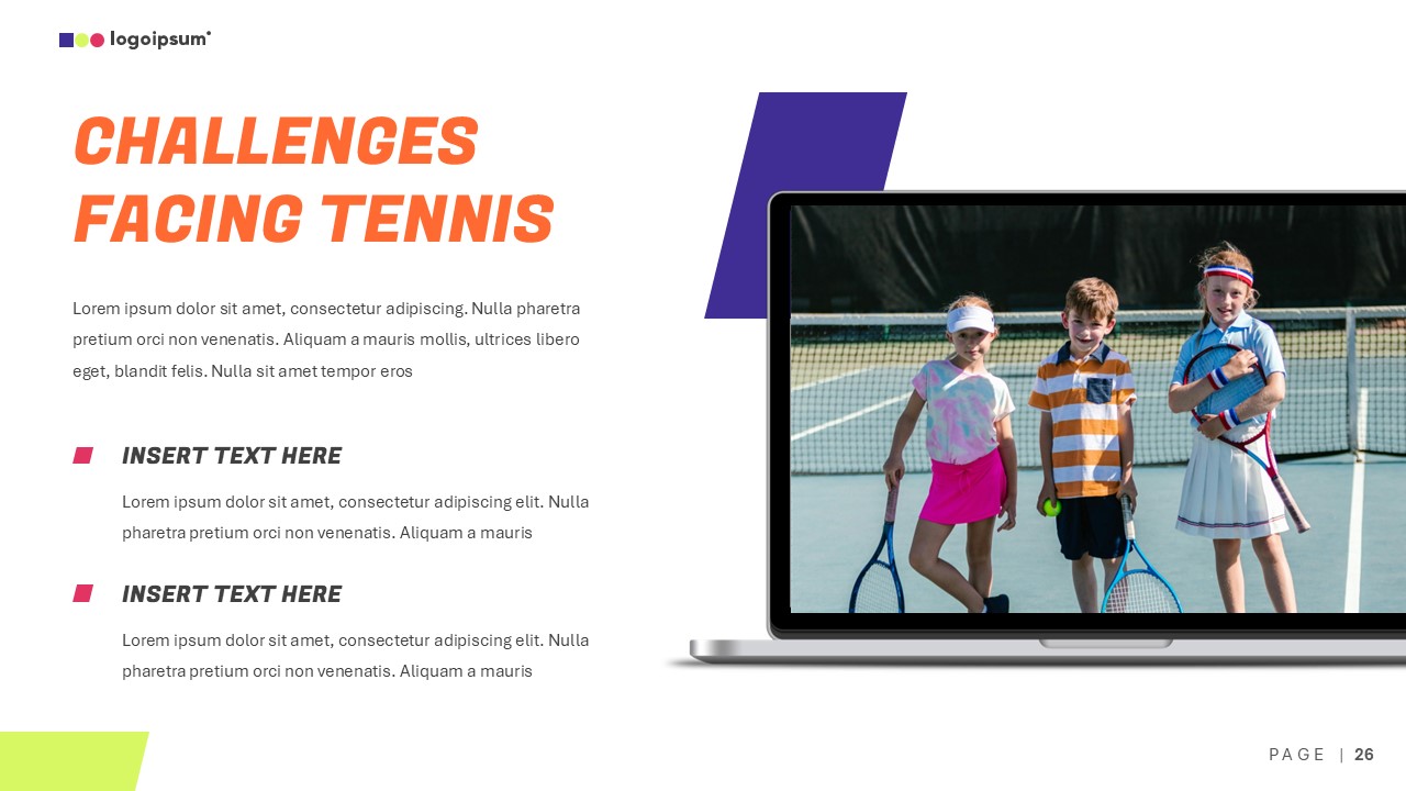 Tenisah - Tennis Presentation Template, Presentation Templates ...