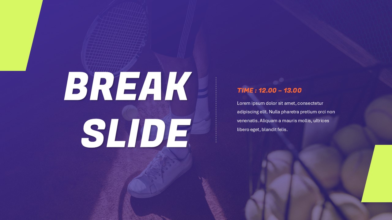 Tenisah - Tennis Presentation Template, Presentation Templates ...