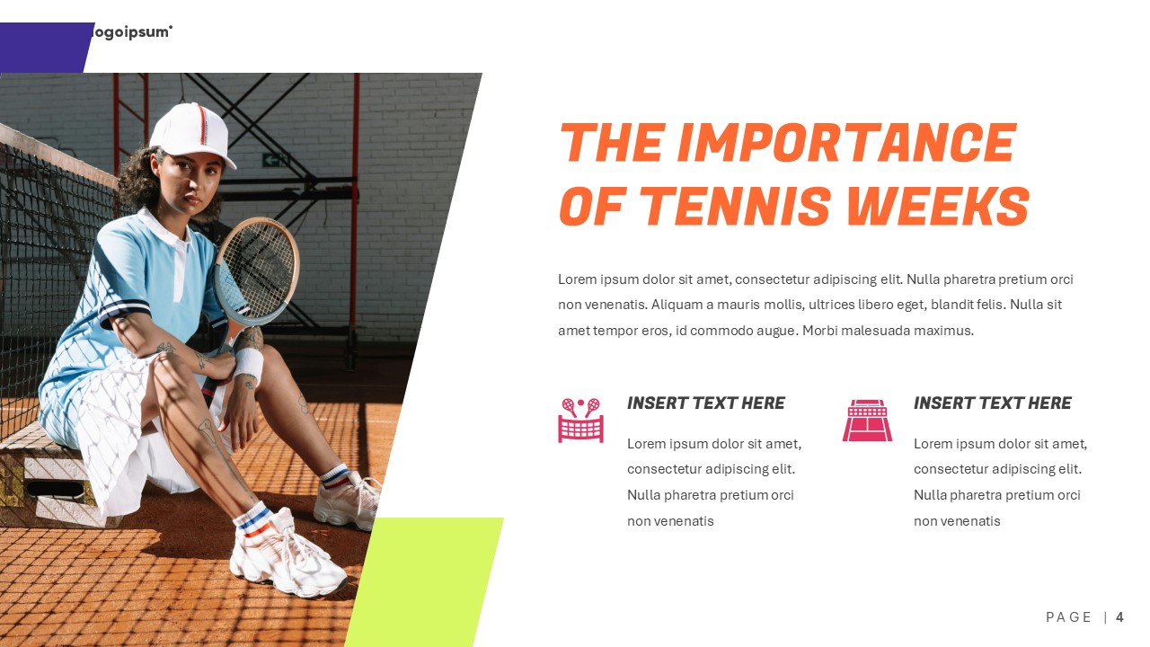 Tenisah - Tennis Presentation Template, Presentation Templates ...