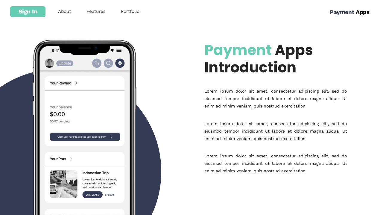 Payment Apps - Mobile App Powerpoint Templates, Presentation Templates