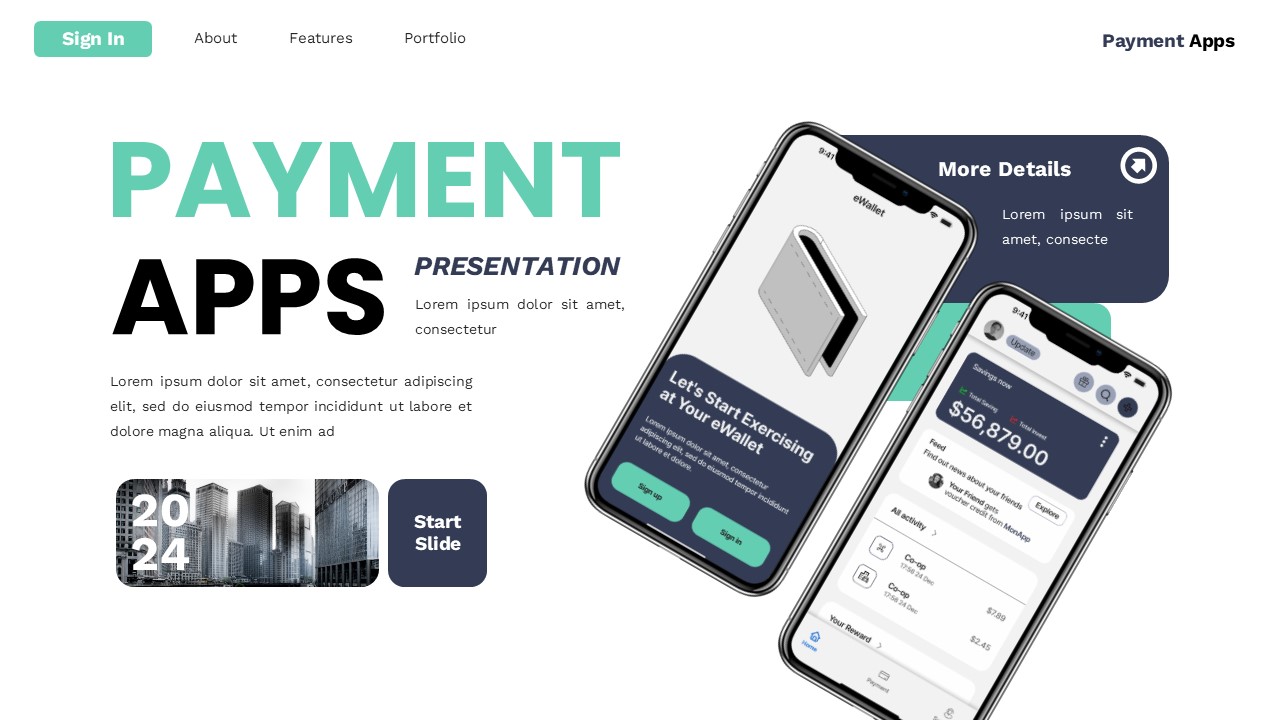 Payment Apps - Mobile App Keynote Templates, Presentation Templates