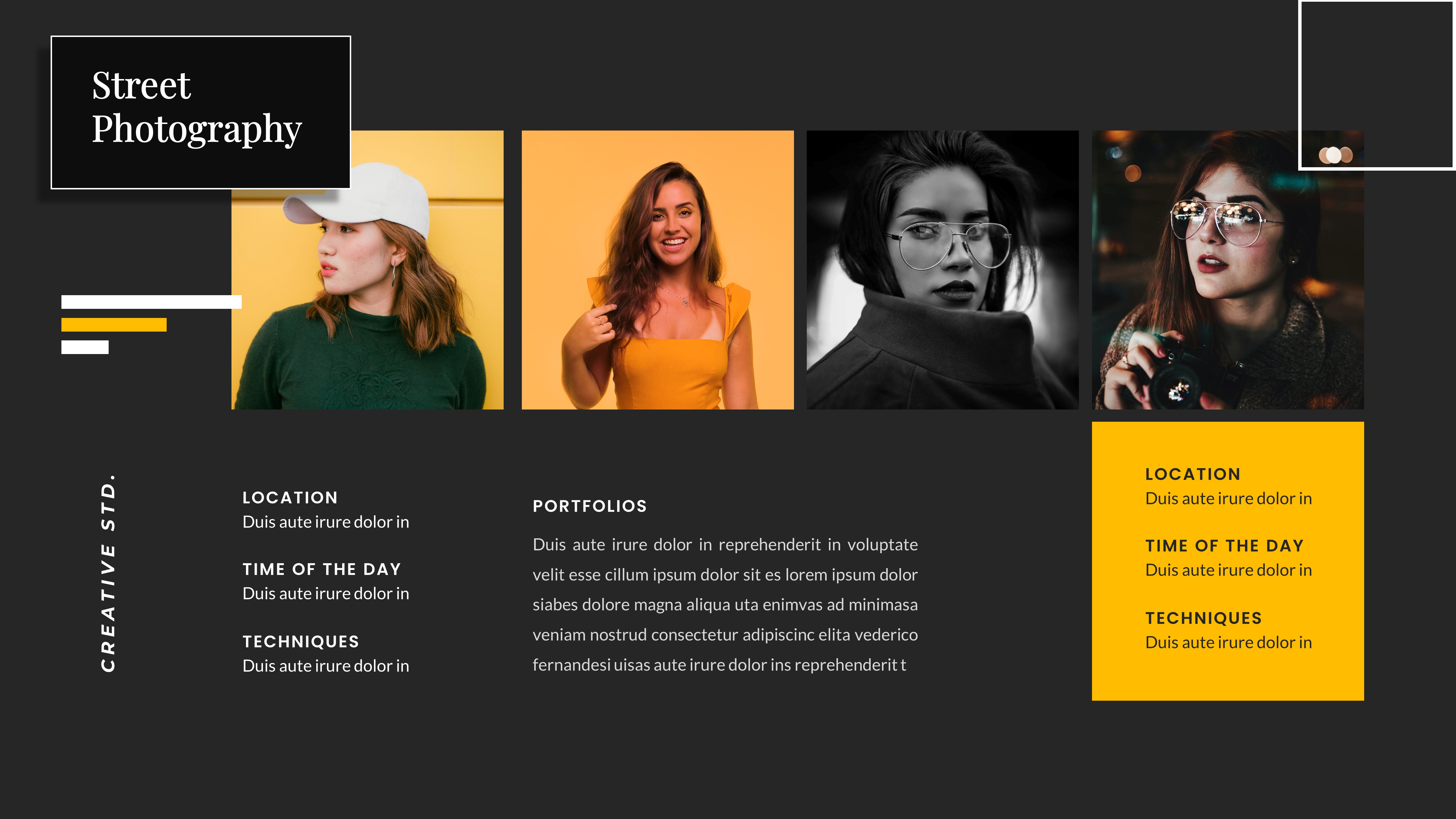 Portfolios Creative Powerpoint Template, Presentation Templates ...