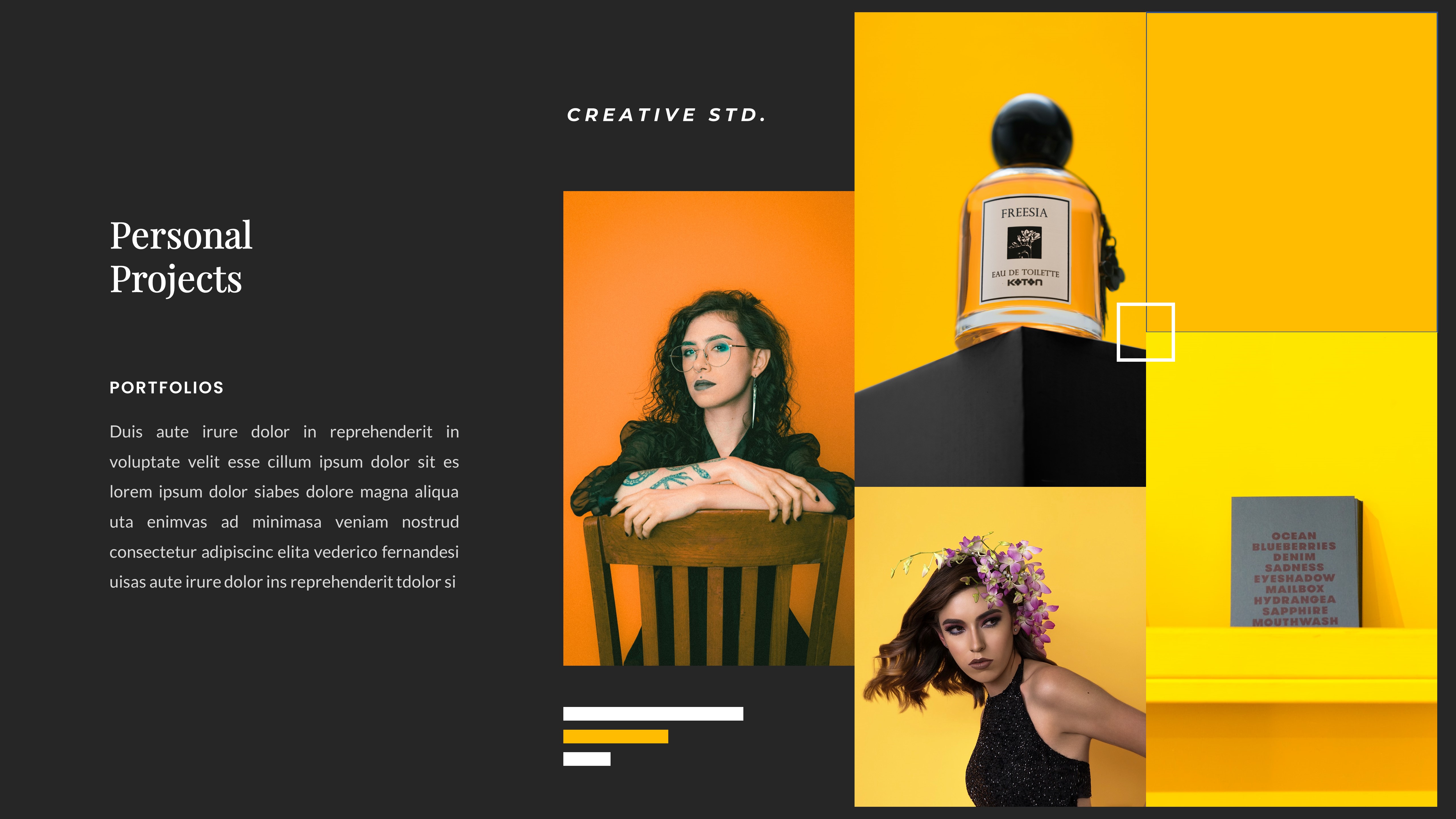 Portfolios Creative Powerpoint Template, Presentation Templates ...