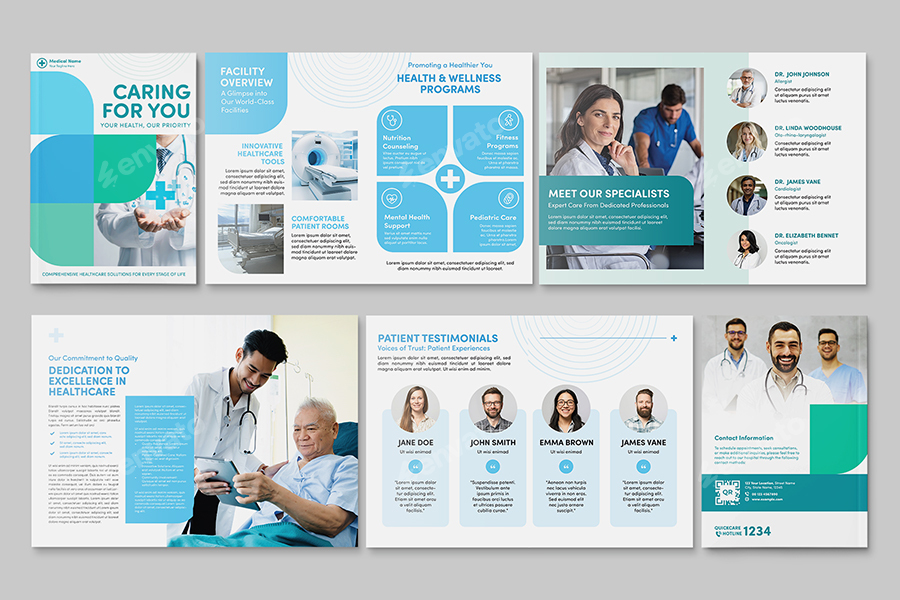 Medical Brochure Template, Print Templates | GraphicRiver