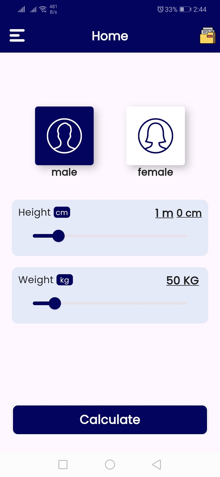 BMI Calculator App With Google Admob Ads Integrated by tasneem_hasan