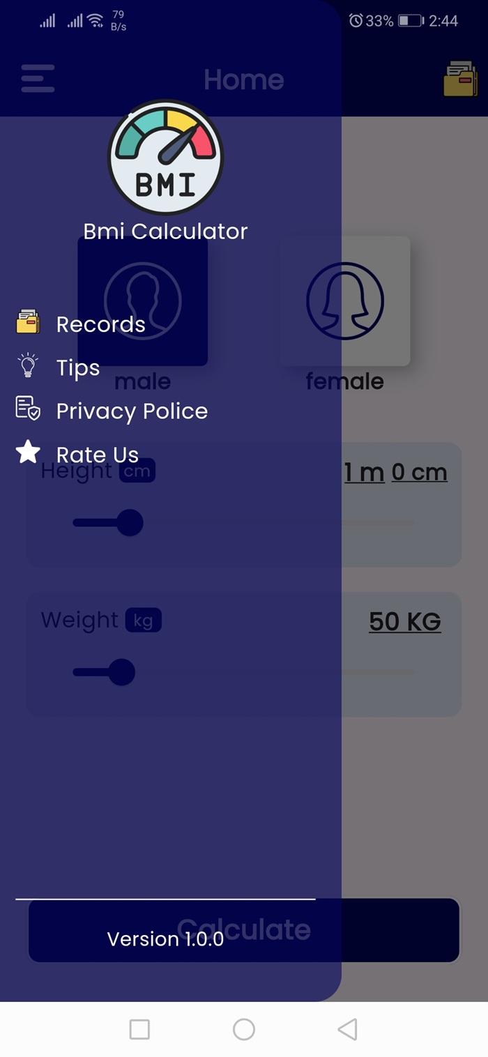 BMI Calculator App With Google Admob Ads Integrated by tasneem_hasan