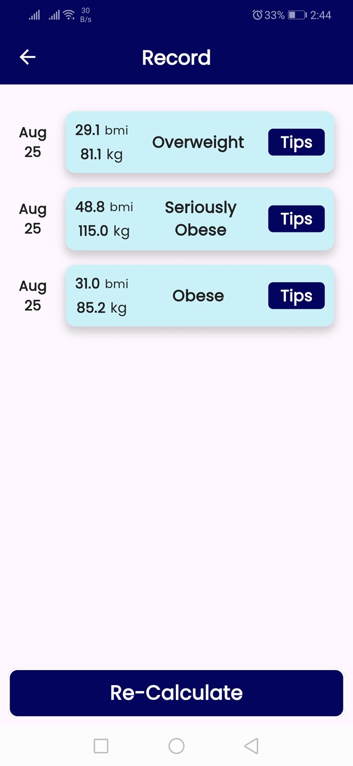 BMI Calculator App With Google Admob Ads Integrated by tasneem_hasan