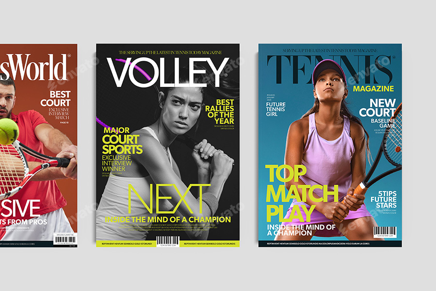 Magazine Covers Set, Print Templates | GraphicRiver