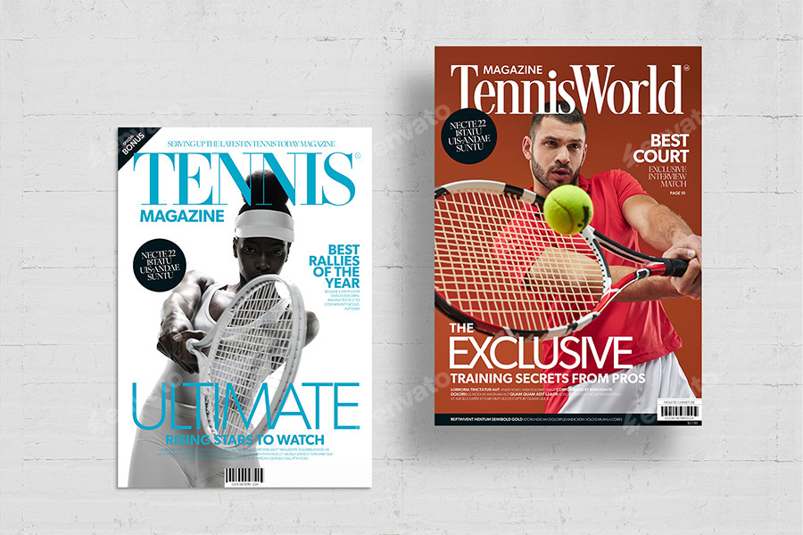 Magazine Covers Set, Print Templates | GraphicRiver