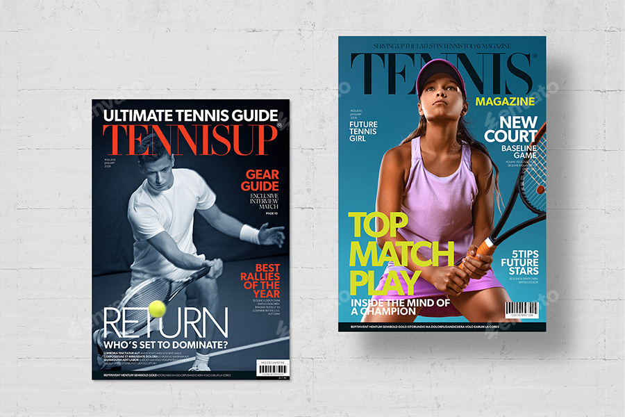 Magazine Covers Set, Print Templates | GraphicRiver