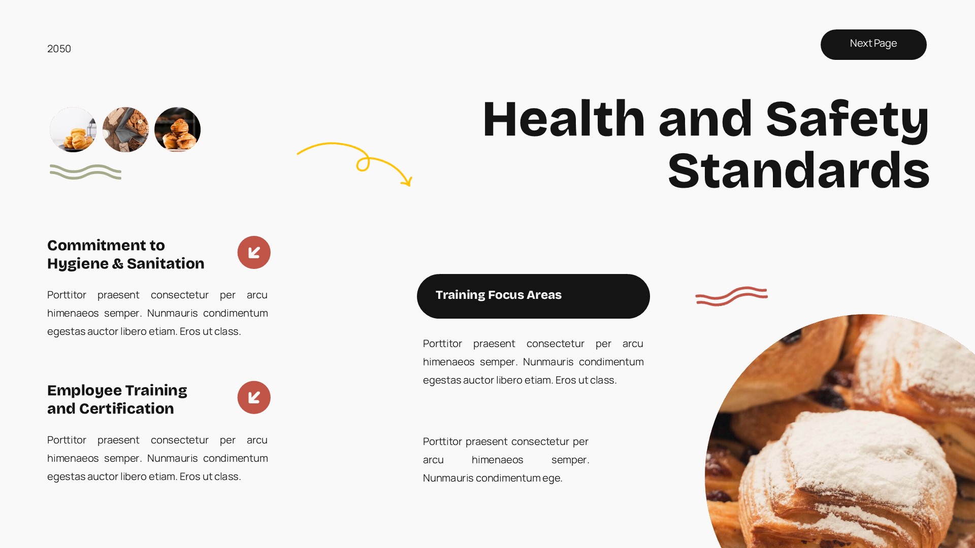 Red White Creative Bakery Company Profile Presentation, Presentation ...