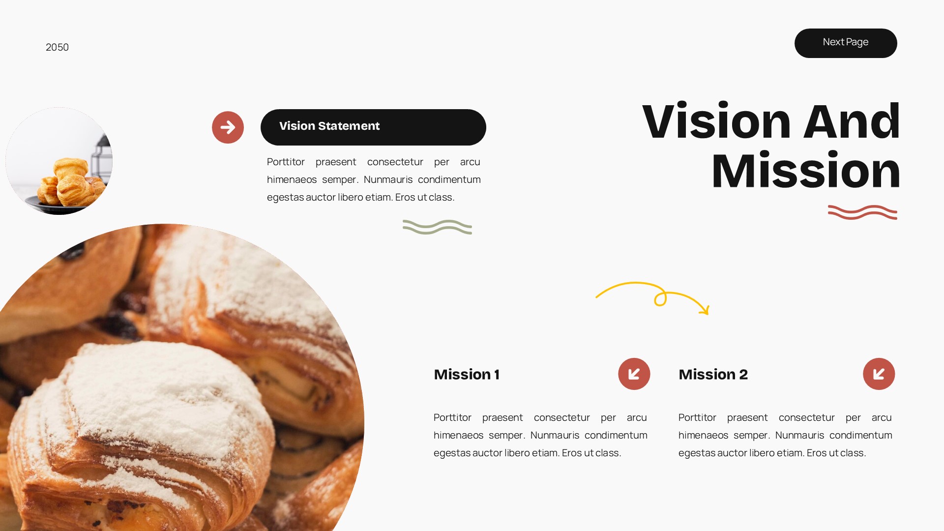 Red White Creative Bakery Company Profile Presentation, Presentation ...