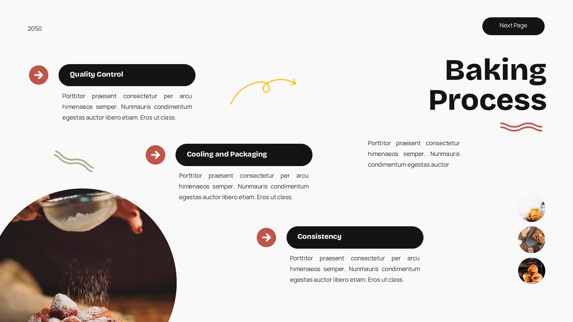 Red White Creative Bakery Company Profile Presentation, Presentation ...