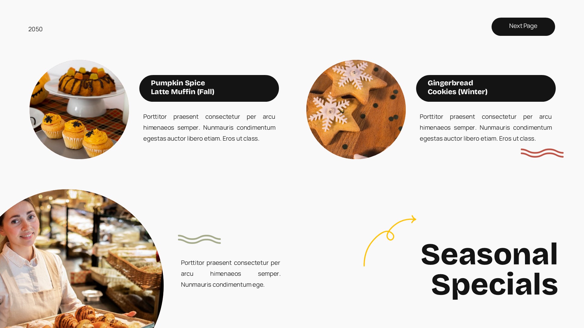 Red White Creative Bakery Company Profile Presentation, Presentation ...