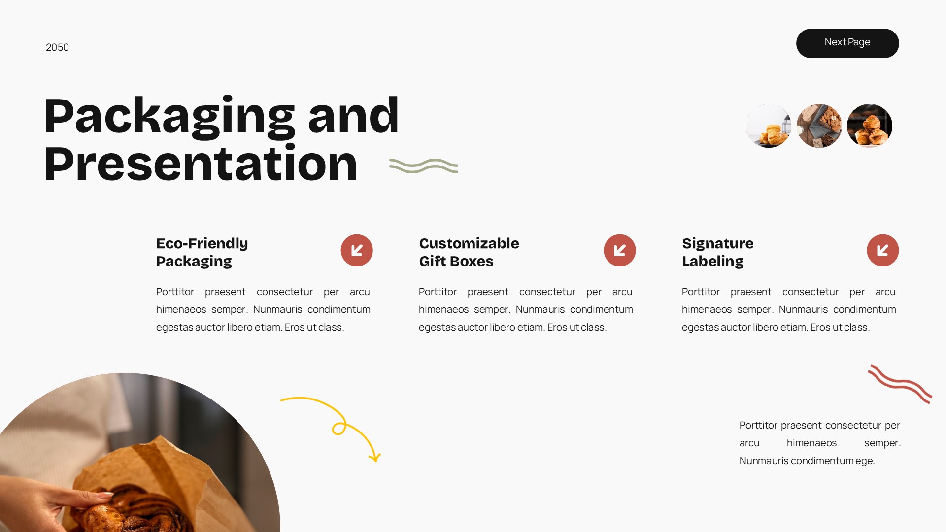 Red White Creative Bakery Company Profile Presentation, Presentation ...