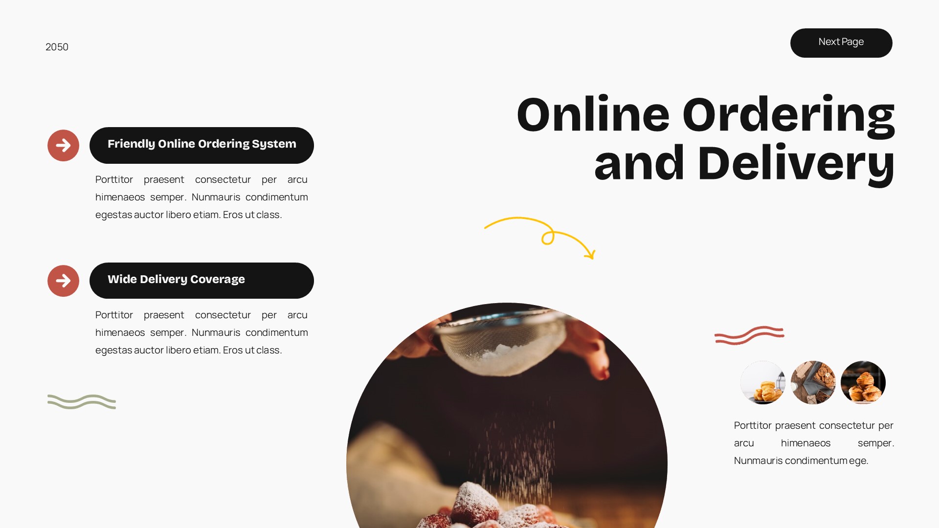 Red White Creative Bakery Company Profile Presentation, Presentation ...