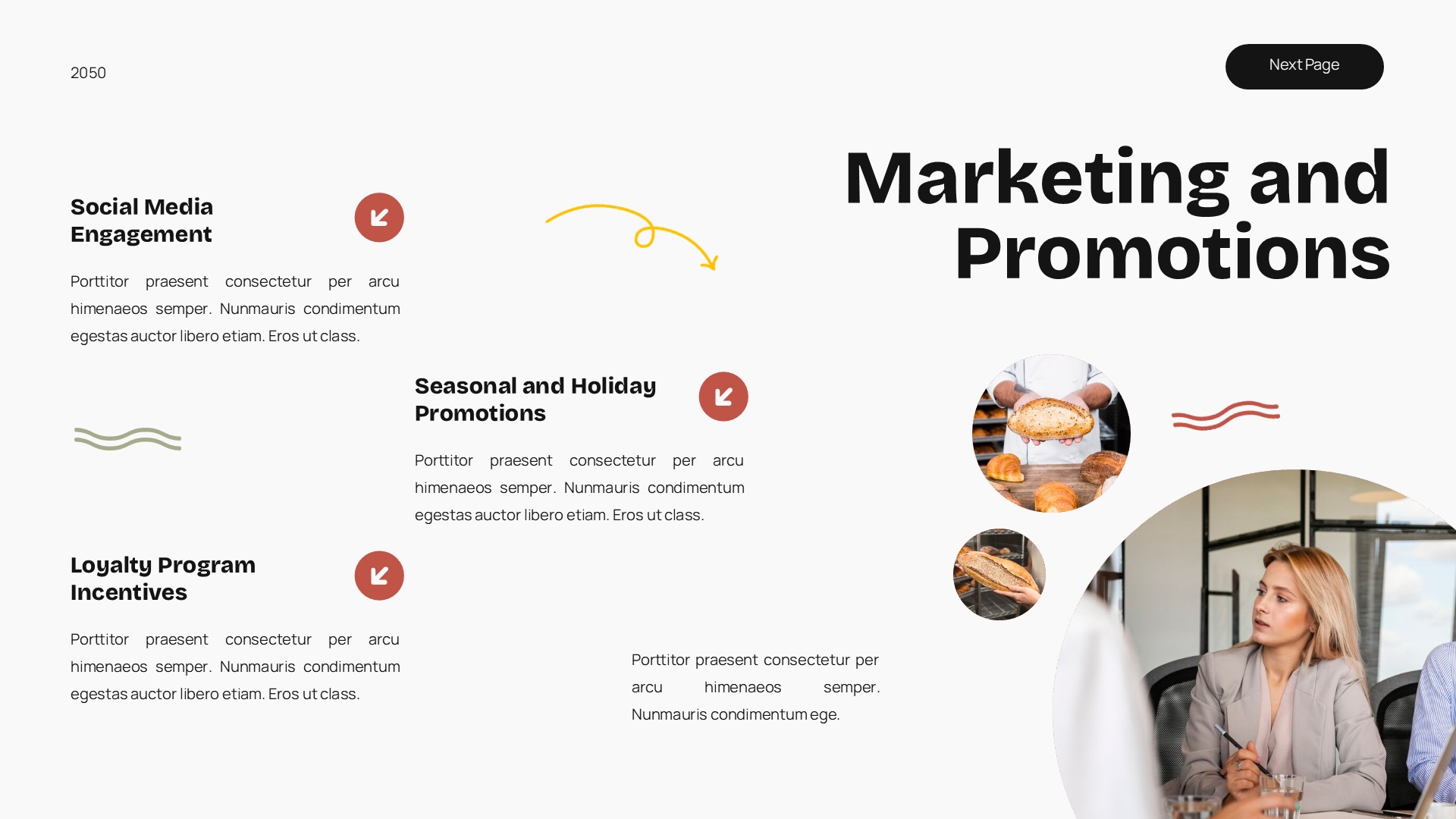 Red White Creative Bakery Company Profile Presentation, Presentation ...