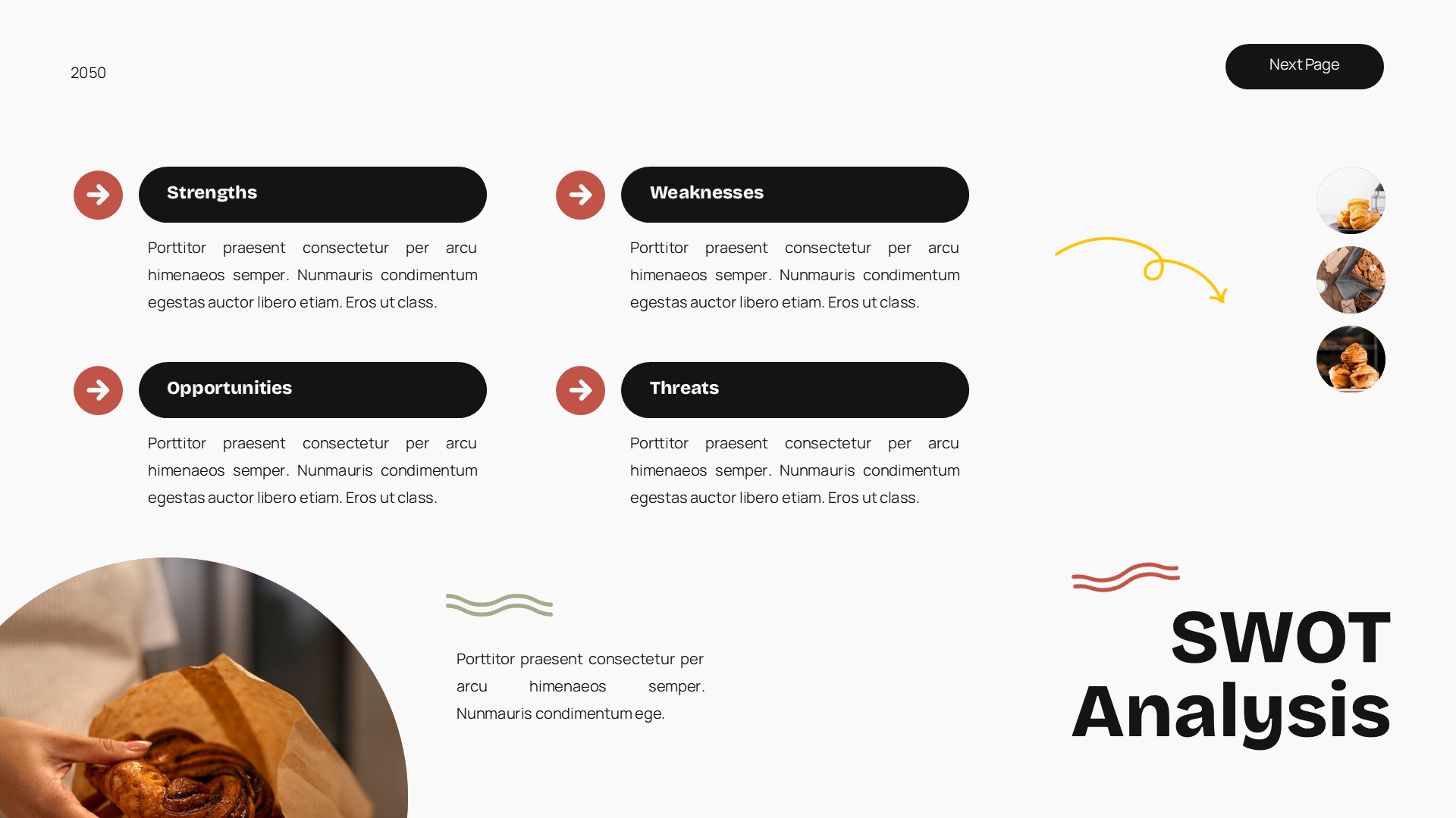 Red White Creative Bakery Company Profile Presentation, Presentation ...