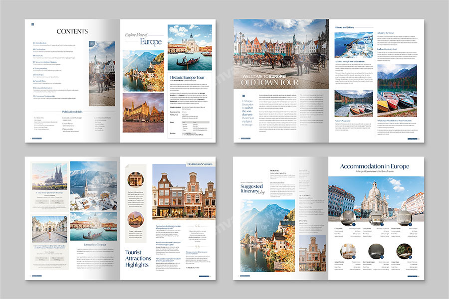 Travel Brochure Template, Print Templates | GraphicRiver