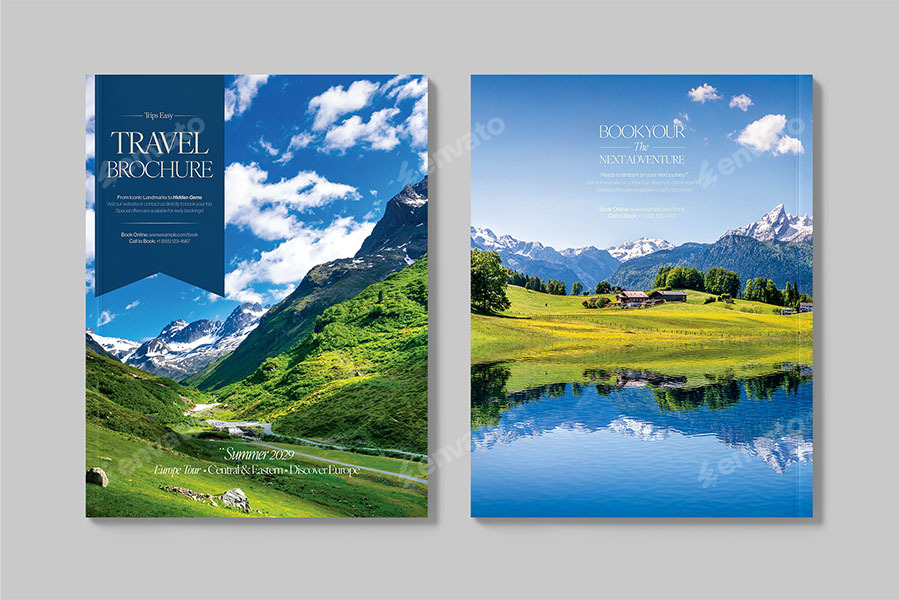 Travel Brochure Template, Print Templates | GraphicRiver