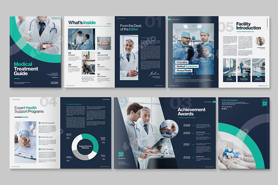 Healthcare Brochure Template, Print Templates | GraphicRiver