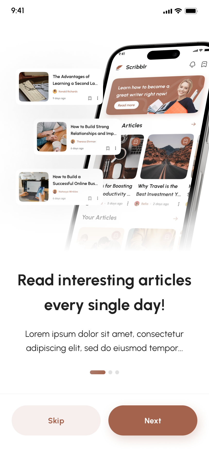 Artically - Article & Blog App React Native Expo Ui Kit by JsmThemes