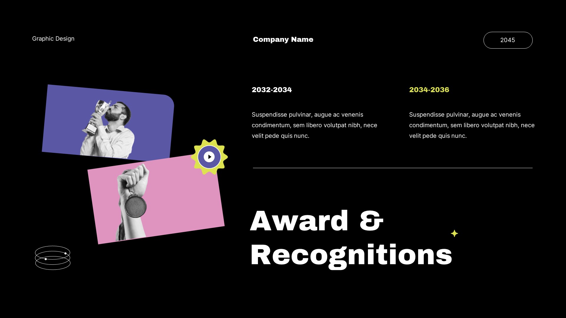 Colorful Creative Graphic Design Portfolio PowerPoint Presentation ...