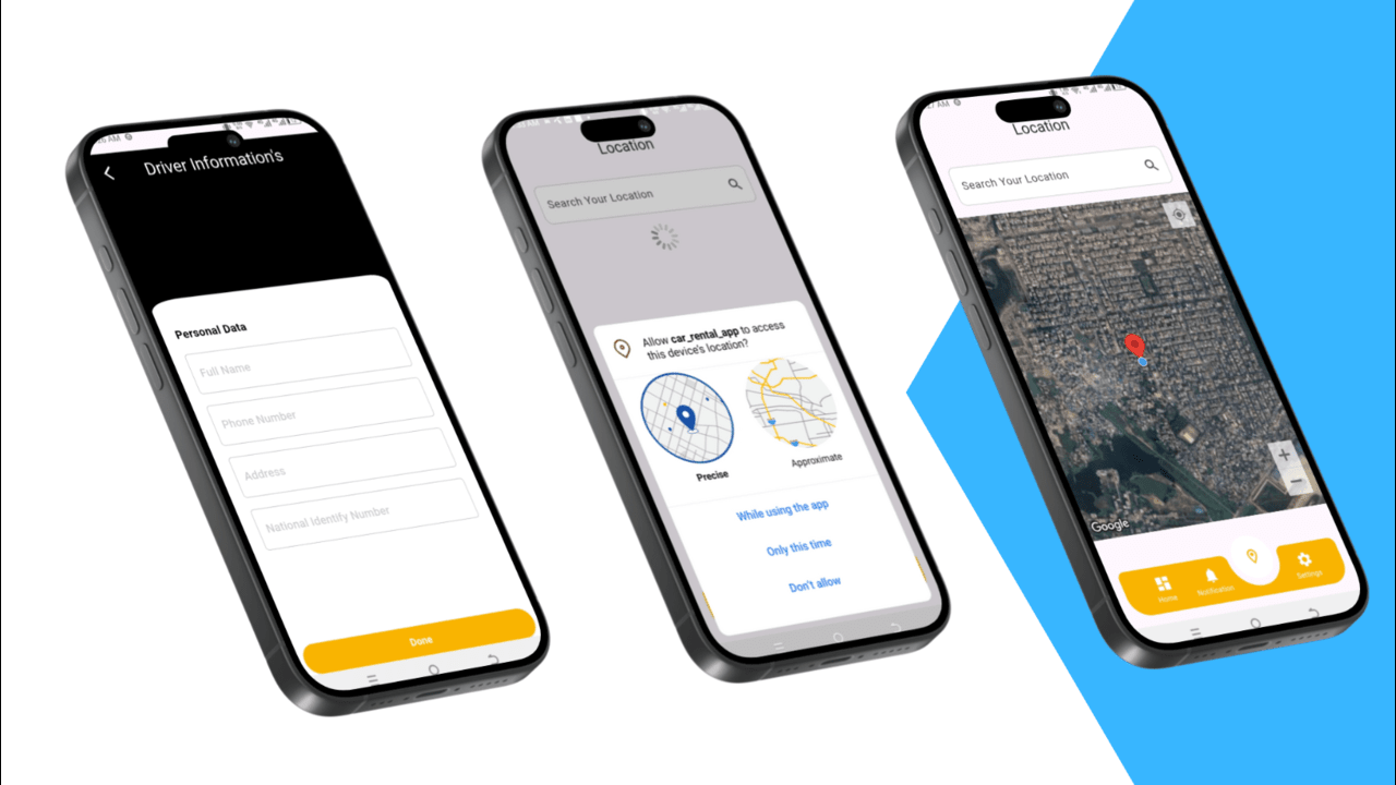 Car Rental Flutter App - Flutter Full UI Template by king-star | CodeCanyon