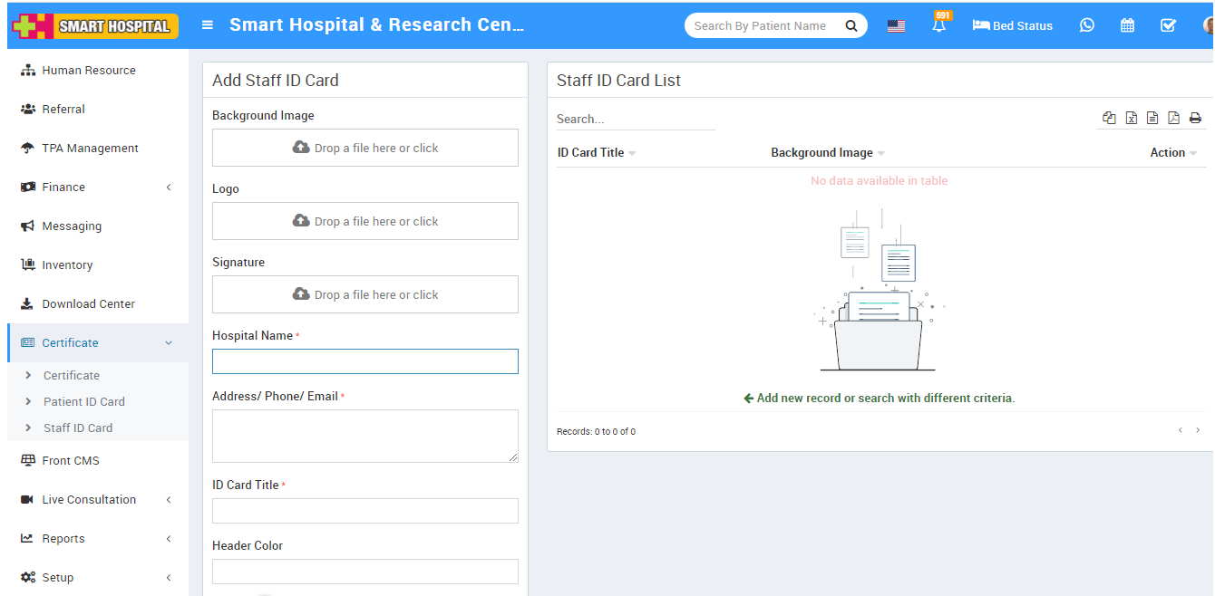 Smart Hospital : Hospital Management System by QDOCS | CodeCanyon