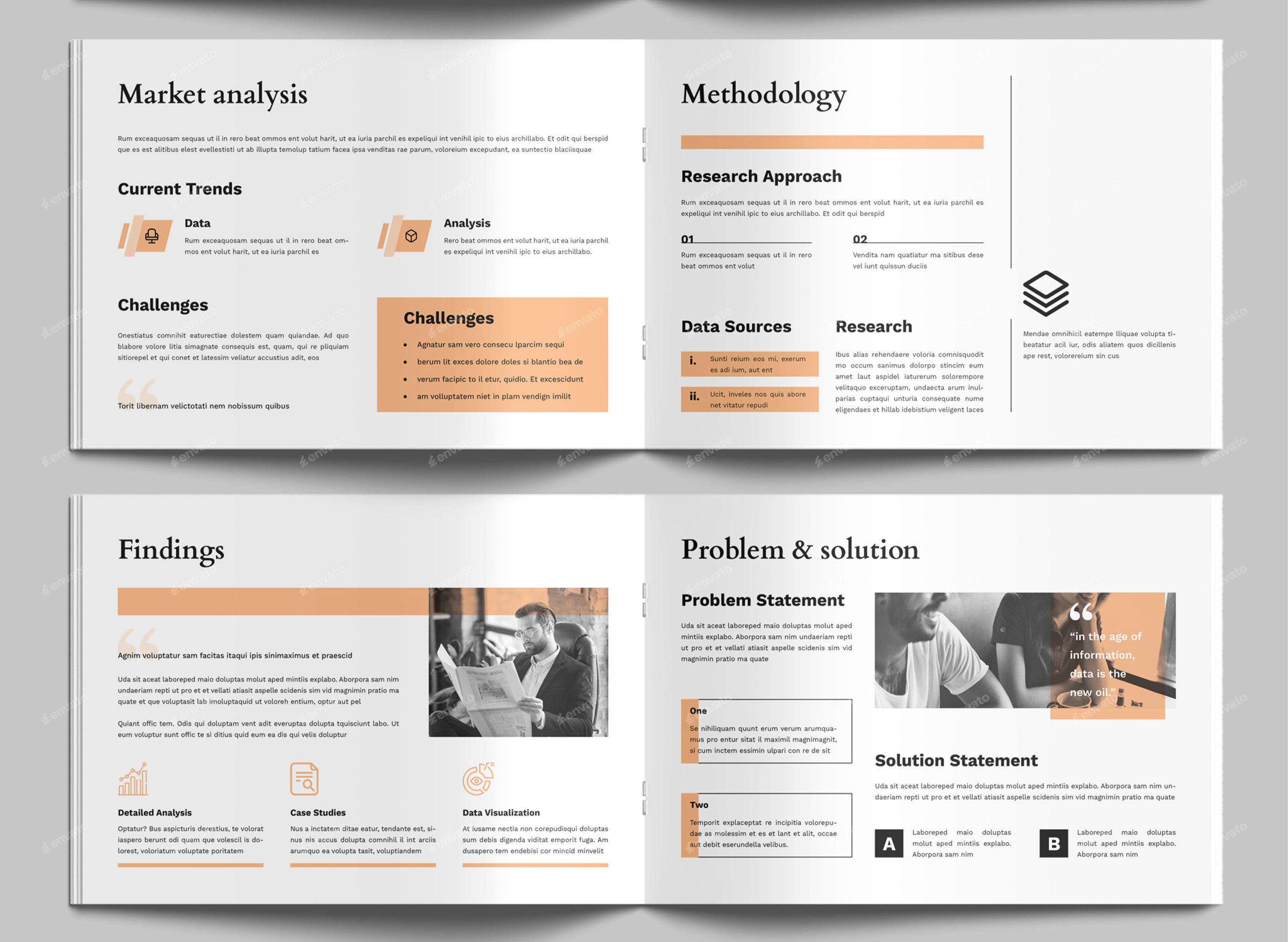 White Paper Template Layout, Print Templates | GraphicRiver