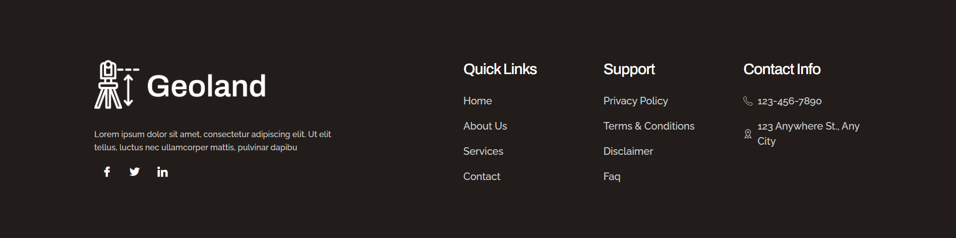 Geoland - Land Surveying & Digital Mapping Elementor Template Kit by kohesifstudio